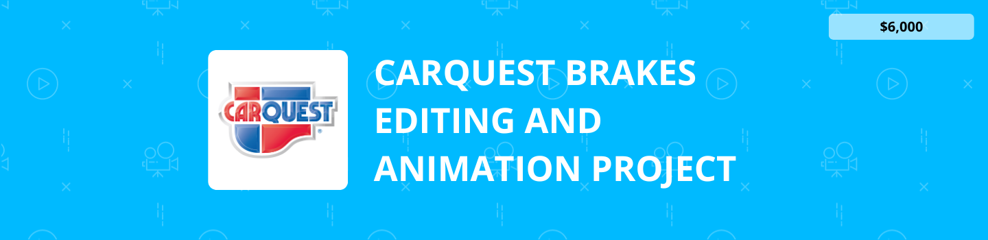 Carquest Brakes Editing and Animation Project on Tongal.com