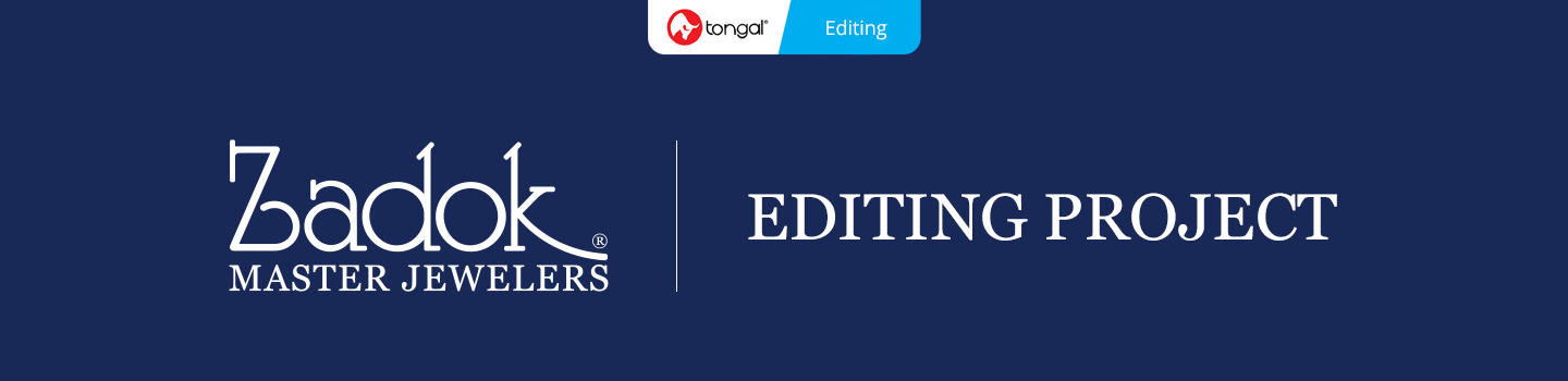 Zadok Jewelers Editing Project on Tongal.com