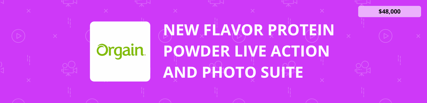 New Flavor Protein Powder Live Action and Photo Suite on Tongal.com