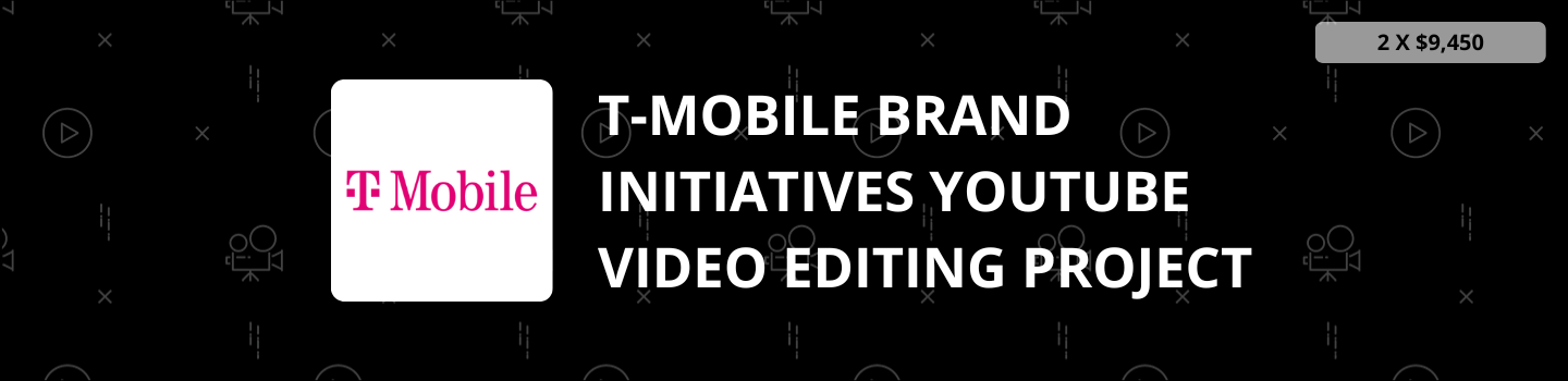 T-Mobile Brand Initiatives YouTube Video Editing Project on Tongal.com