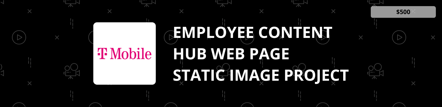 Employee Content Hub Web Page Static Image Project on Tongal.com