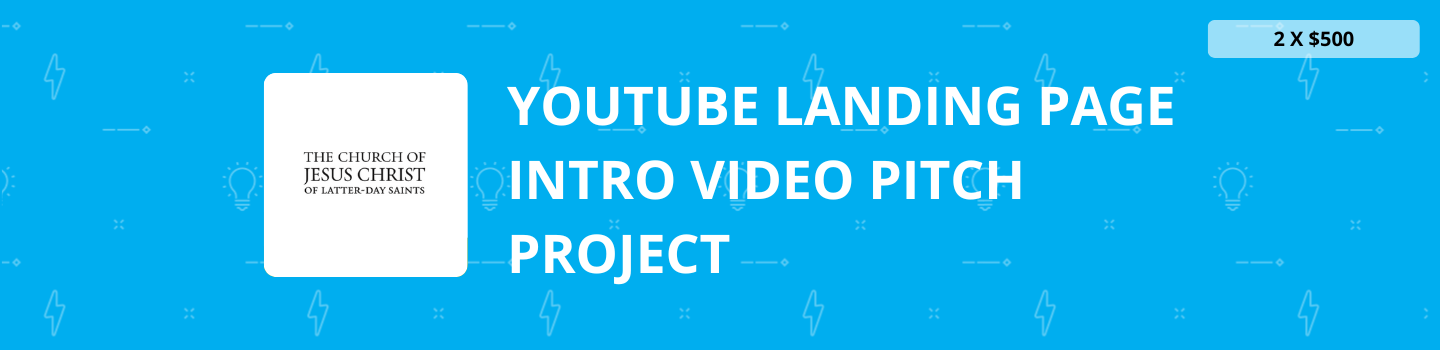 YouTube Landing Page Intro Video Pitch Project on Tongal.com