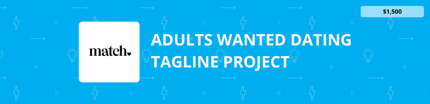 Adults Wanted Dating Tagline Project on Tongal.com