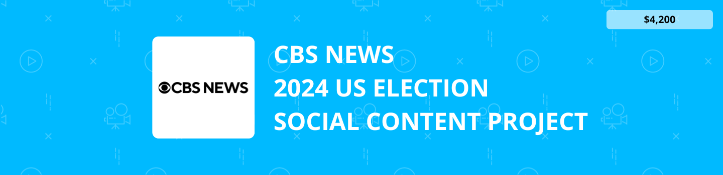 CBS News 2024 US Election Social Post Project on Tongal.com