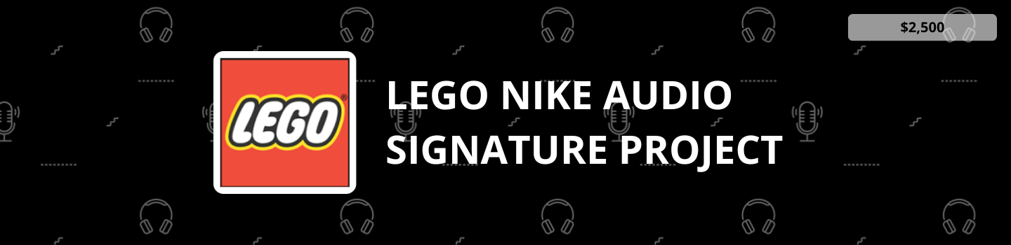 LEGO Nike Audio Signature Project on Tongal.com