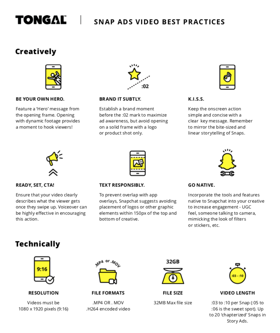 Snap Ads Video Best Practices