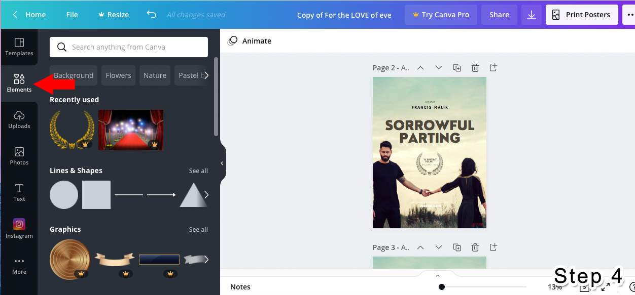 Creating Key Art for your Festival Film Using Canva